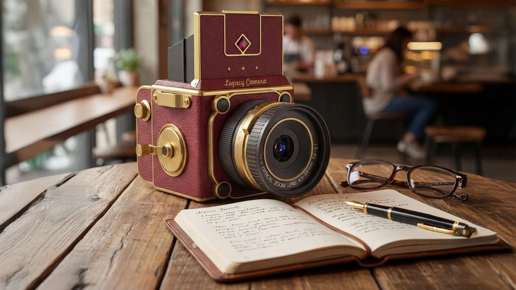 The "magic" CCD sensor is back! This retro, waist-level compact camera ...