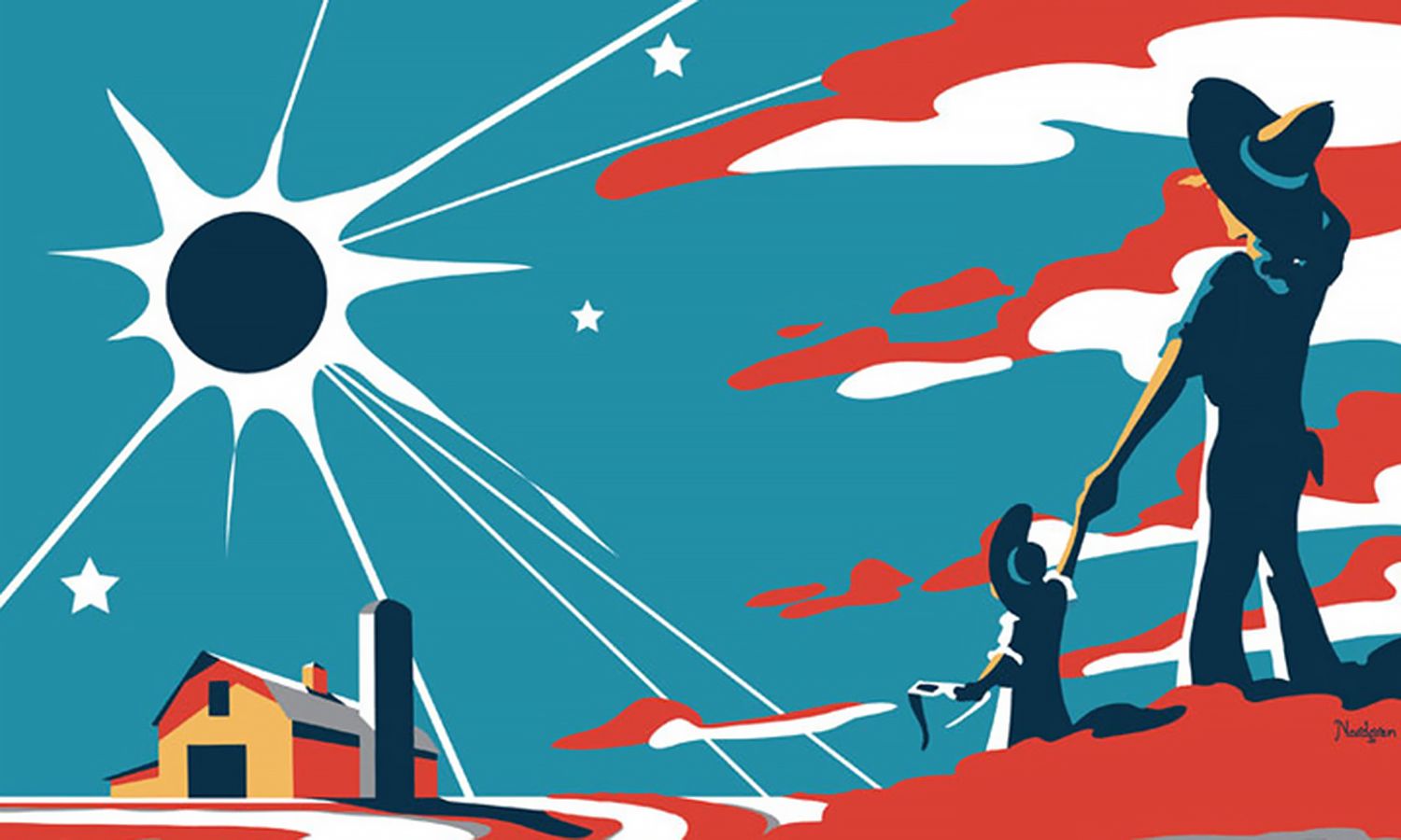 Gorgeous 2017 Solar Eclipse Posters by Astronomer-Artist Tyler Nordgren ...