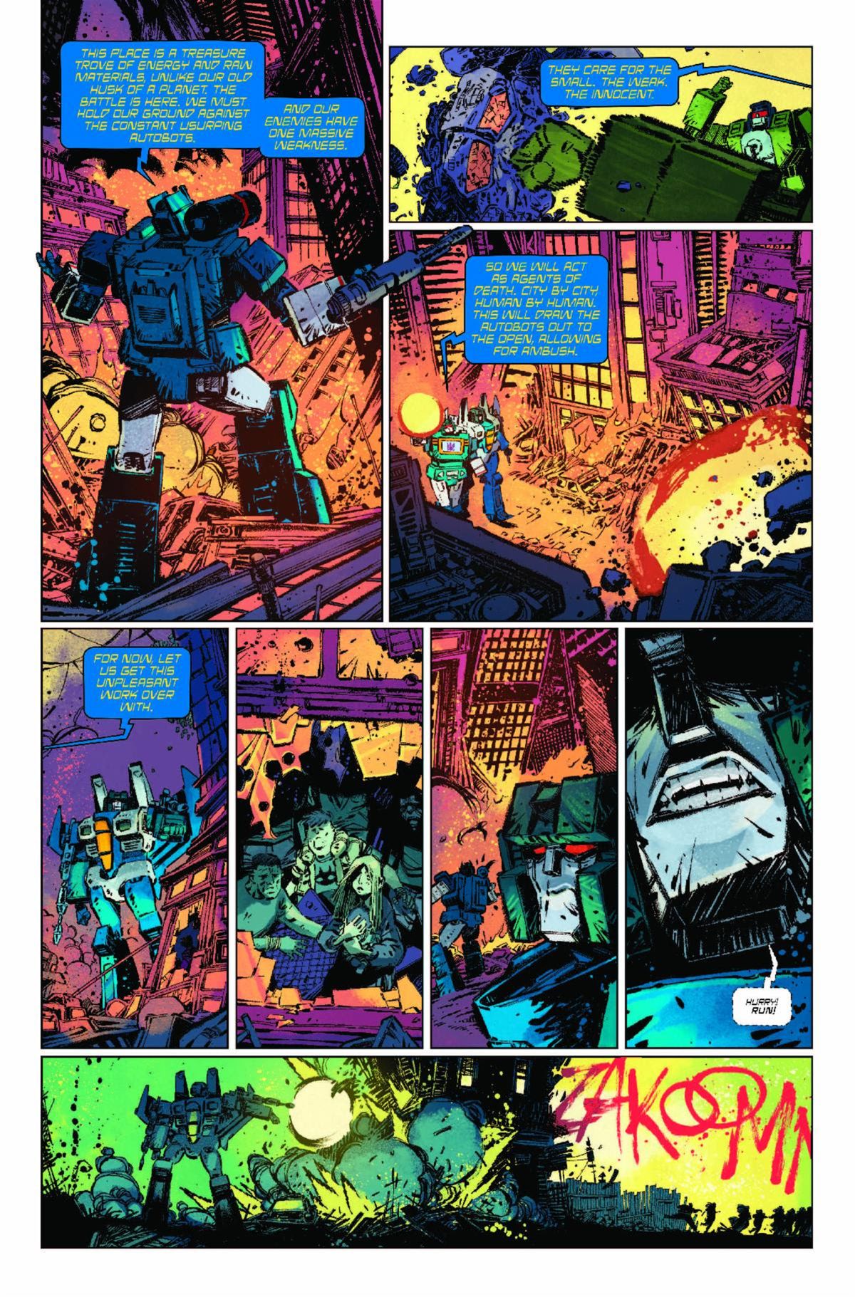 Transformers #15 puts Soundwave on the warpath with the Constructicons ...