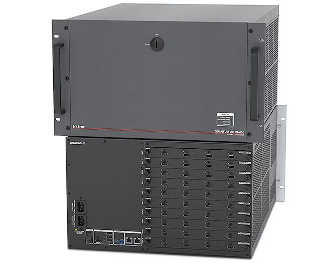 Extron Quantum Ultra Modular 4K Processor Supports Multiple Videowalls ...