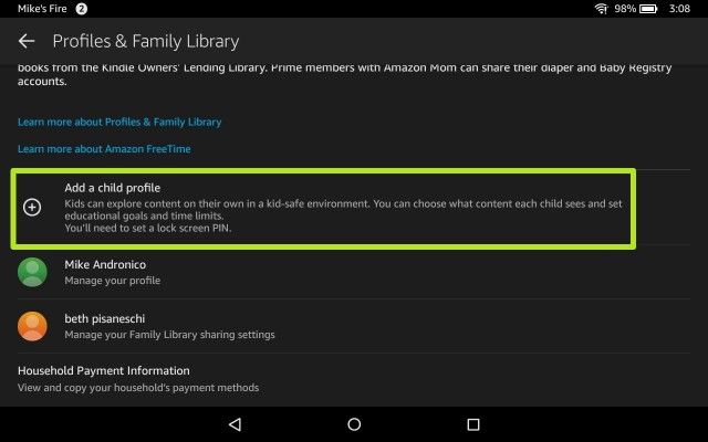 How To Create A Child Profile On Your Fire Tablet | Laptop Mag