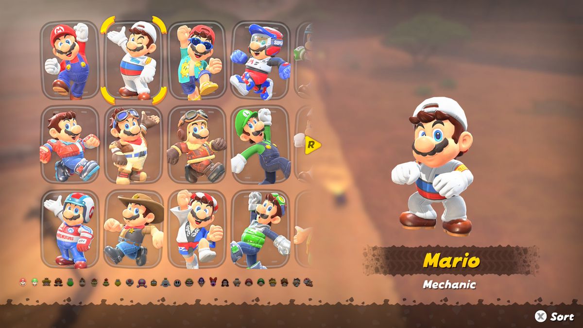 All Mario Kart World Outfits and all food locations for unlocking them ...
