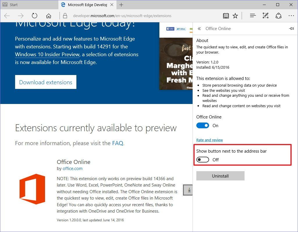 Here's a closer look at the new Office Online extension for Microsoft ...