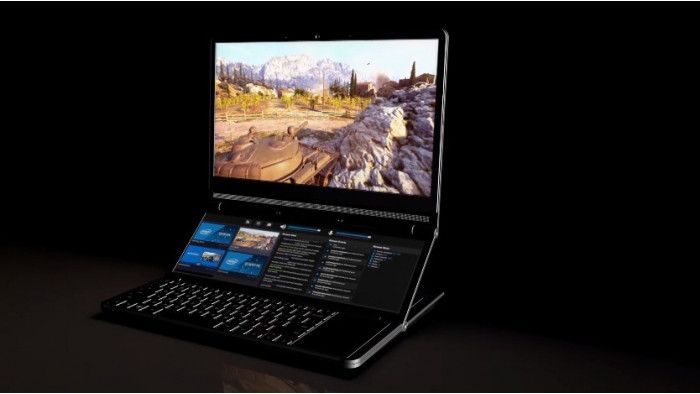 This new gaming laptop has two screens and eye-tracking tech | Shortlist