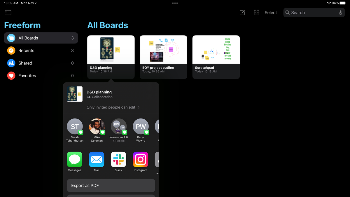 Apple Freeform app hands-on: Finally, a whiteboard app I'll actually ...
