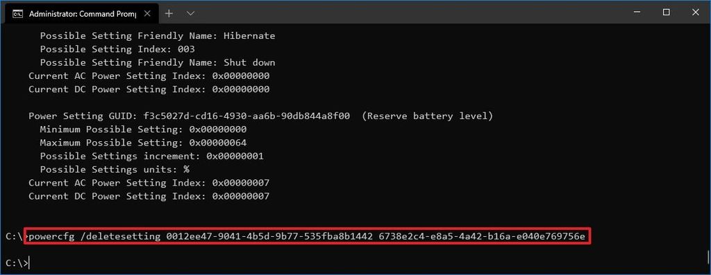 How to use powercfg to control power settings on Windows 10 | Windows ...