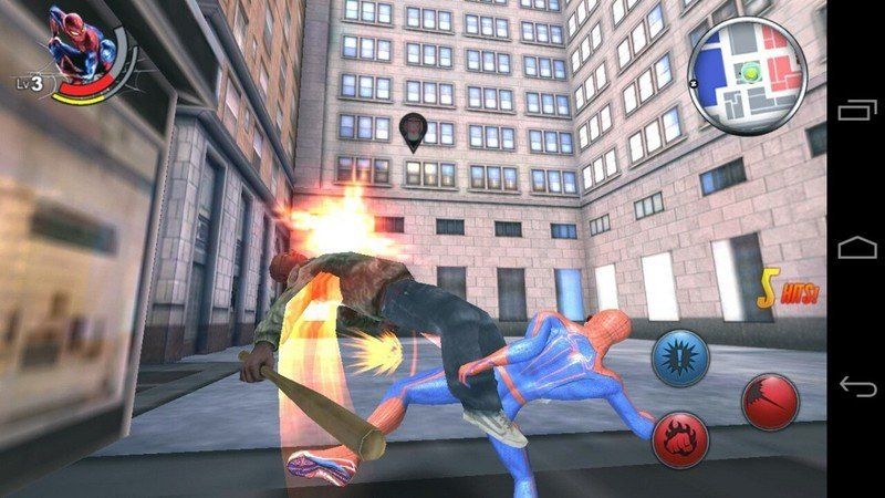 The Amazing Spider-Man slings webs, beats up bad guys on Android ...