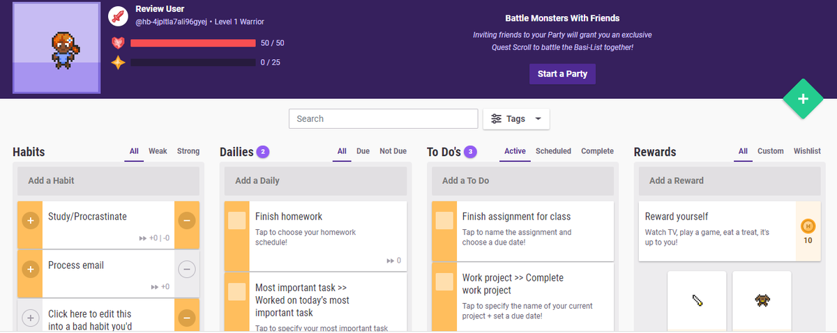 Habitica | TechRadar
