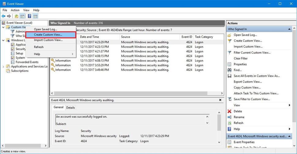 How to check if someone logged into your Windows 10 PC | Windows Central