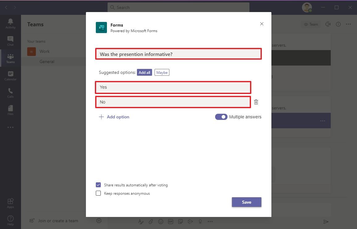 How to create polls on Microsoft Teams | Windows Central