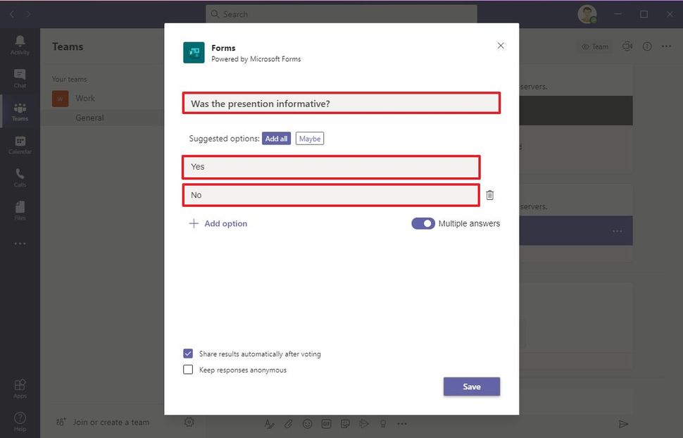 How to create polls on Microsoft Teams | Windows Central