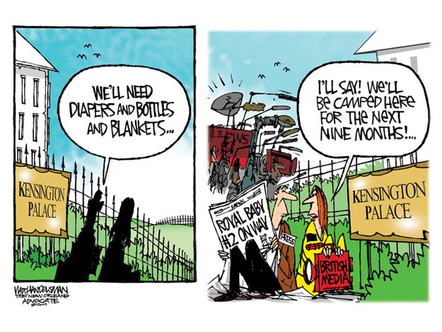 Editorial cartoon England royal baby | The Week