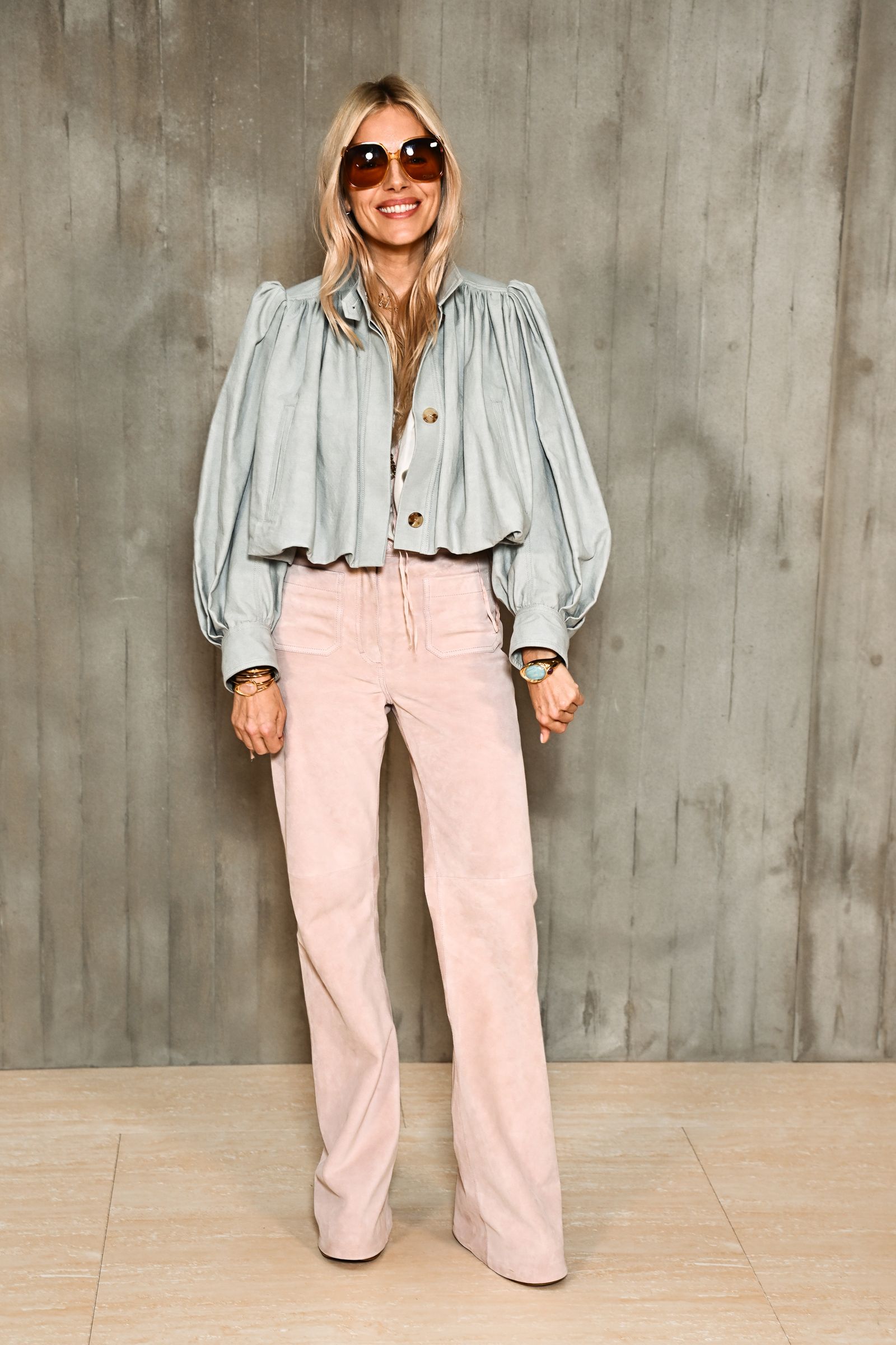 Sienna Miller Just Wore the Prettiest Pastel Colour Combo in Paris ...