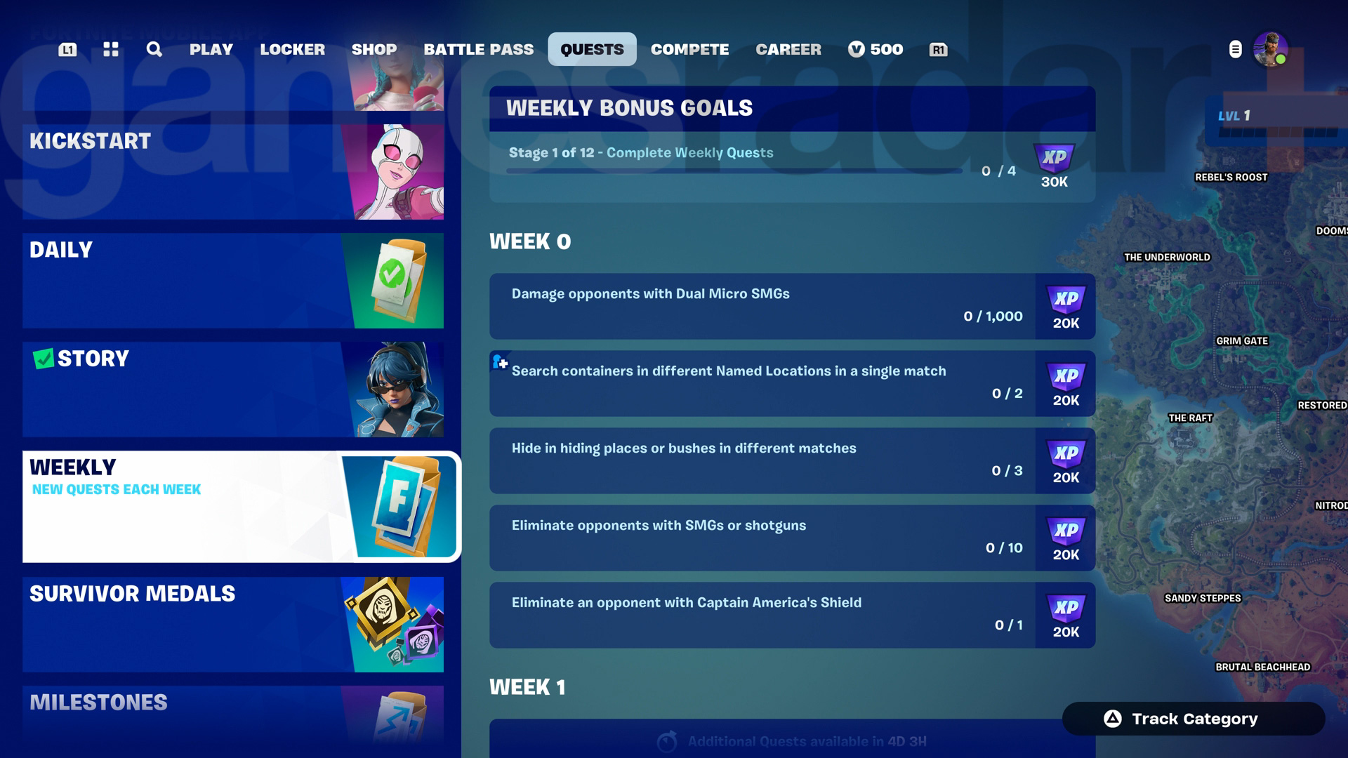 Fortnite Quests in Season 4 of Chapter 5 | GamesRadar+