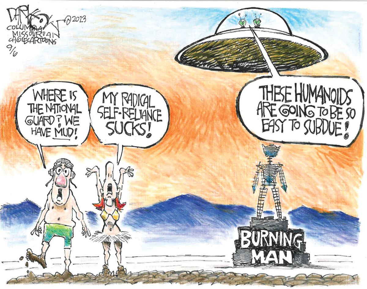 5 mud-stained cartoons about Burning Man | The Week