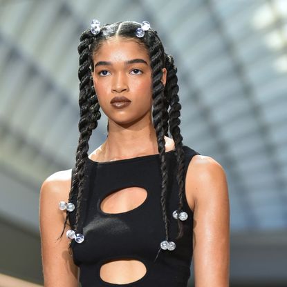 30 Middle Part Hairstyles So Pretty, You'll Never Look Back | Marie Claire