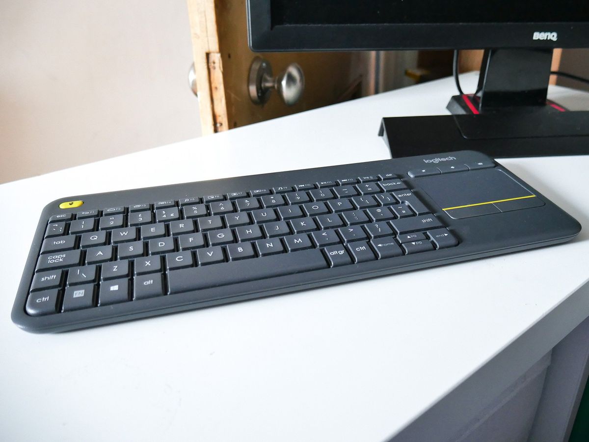 The Logitech K400+ is a great keyboard + trackpad for your HTPC ...