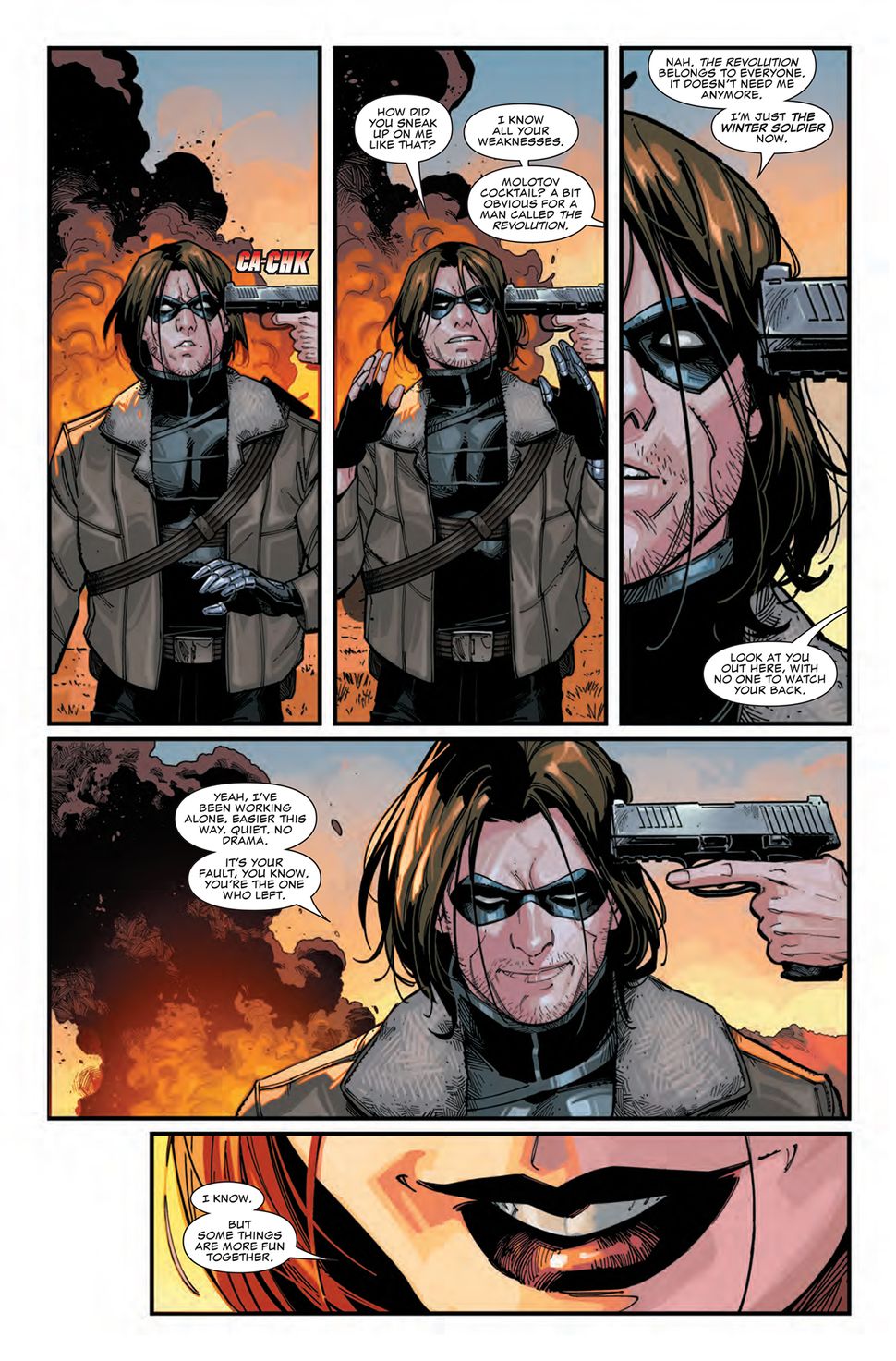 It's Bucky fan service galore in a New Avengers #1 preview that has the ...