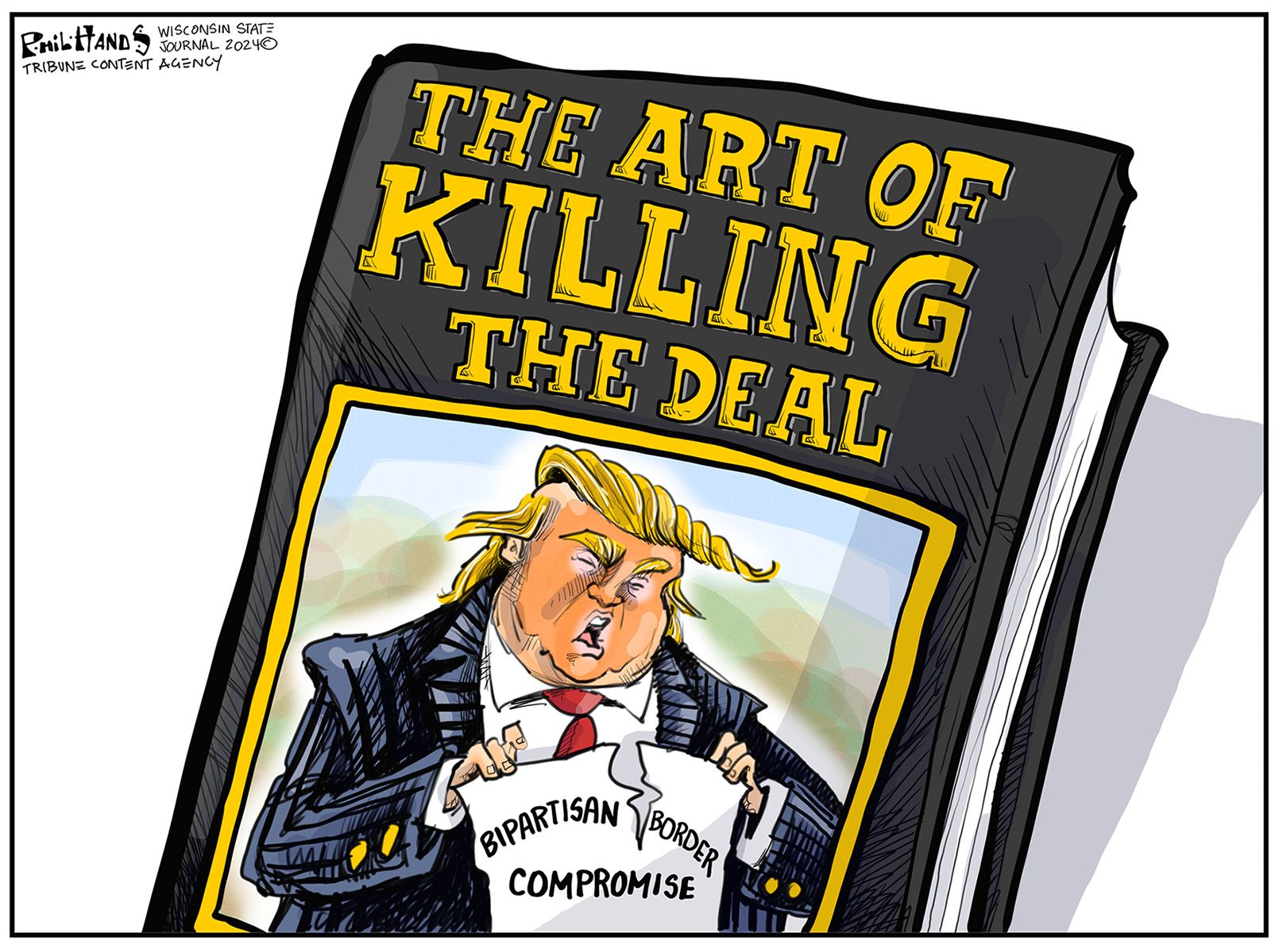 5 borderline hilarious cartoons about the border agreement | The Week