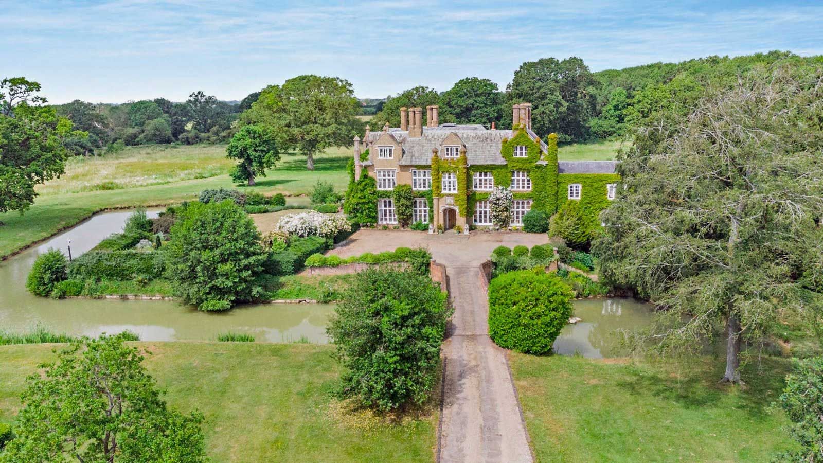 A moated hall for sale that dates to 1249 — and was the site of a ...