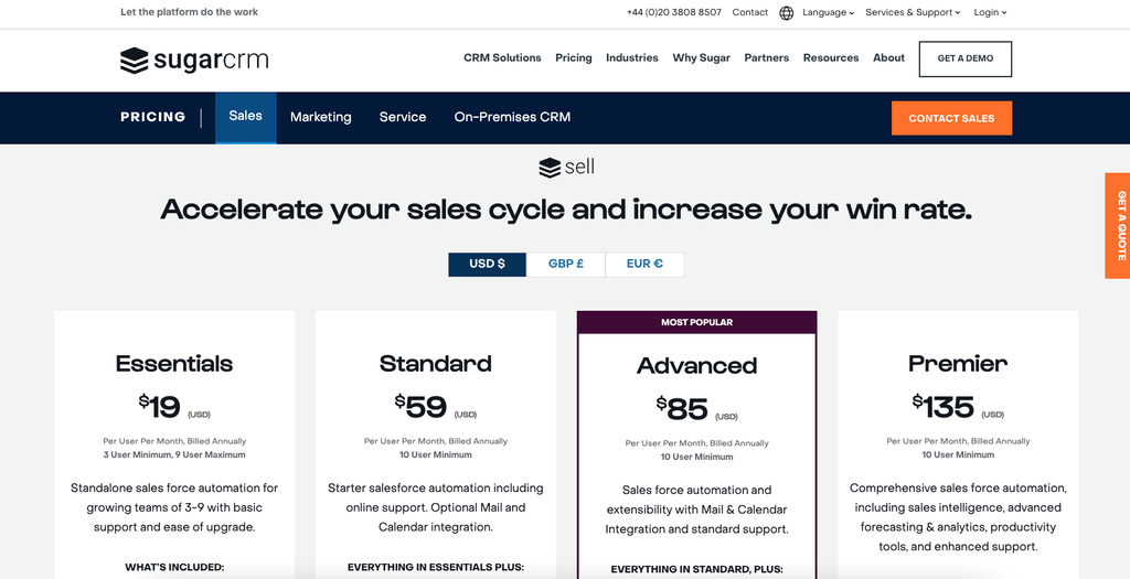 SugarCRM review | TechRadar