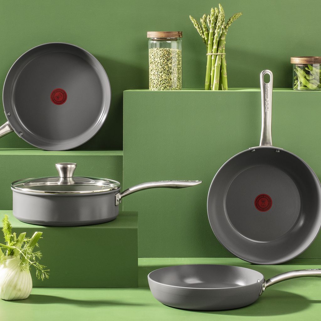 Tefal Renew+ Aluminium Ceramic Non-Stick Pans review | Ideal Home