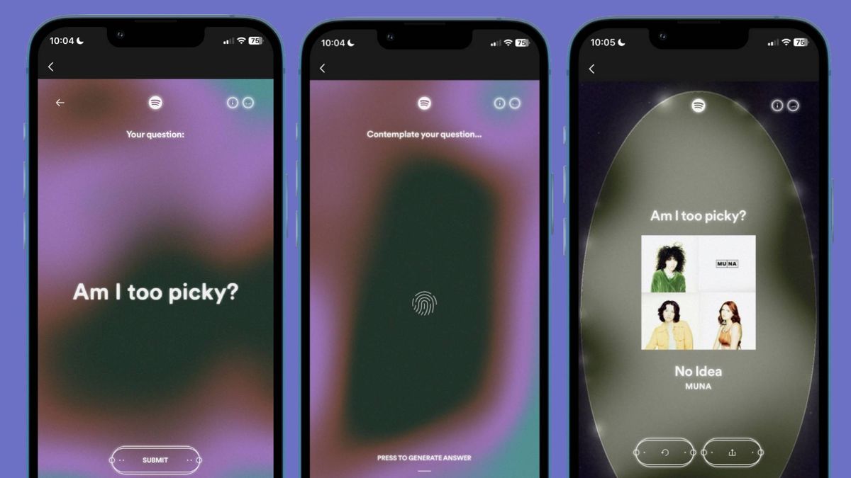 Spotify’s new Song Psychic can answer all of your burning questions ...