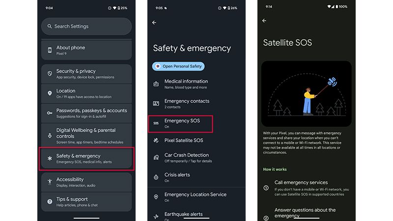 How to use Satellite SOS on the Pixel 9 | Android Central