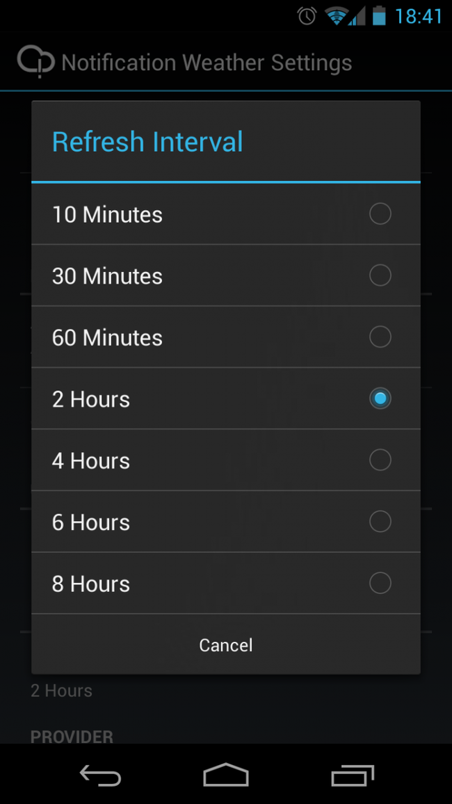 Notification Weather: an elegant way to check the forecast | Android ...