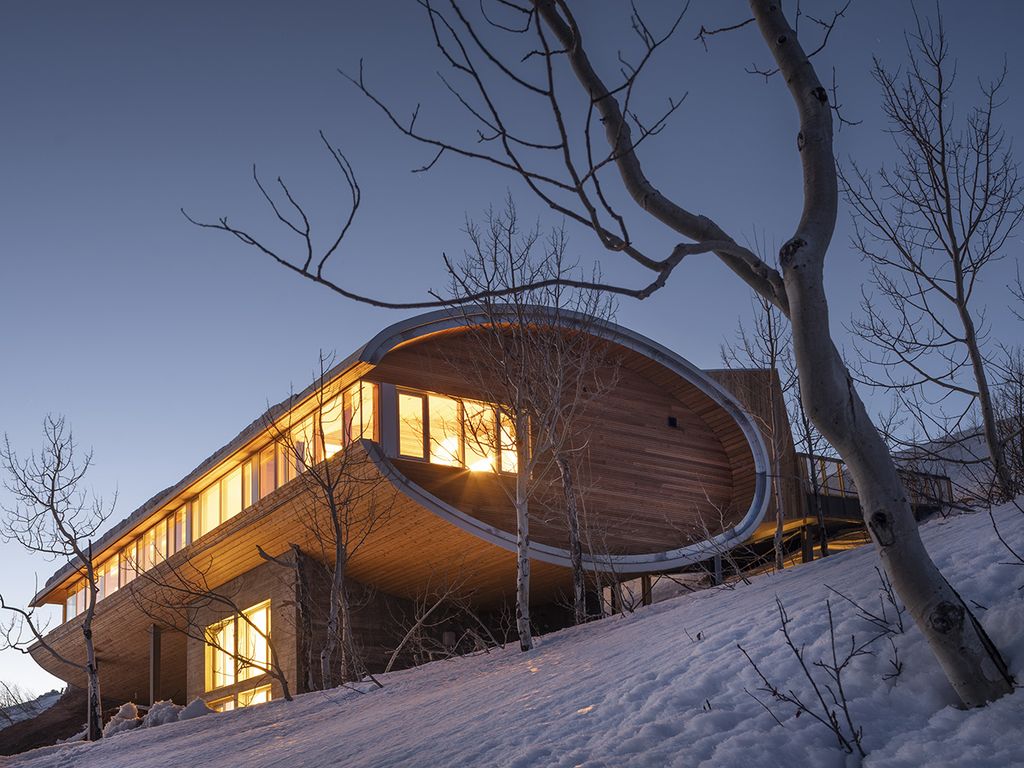 We visit this futuristic ski house in the USA | Wallpaper*