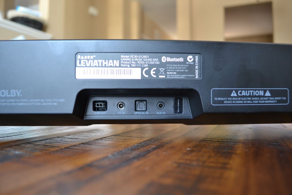 Razer's Leviathan Sound Bar And Subwoofer, Hands On (UPDATED) | Tom's ...