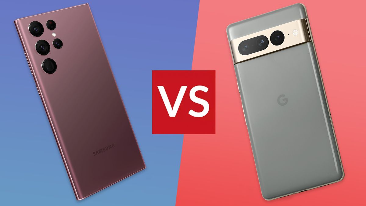 Google Pixel 7 Pro vs Samsung Galaxy S22 Ultra: which wins the Android ...
