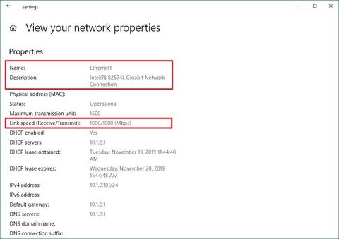 How to determine Wi-Fi and Ethernet connection speed on Windows 10 ...