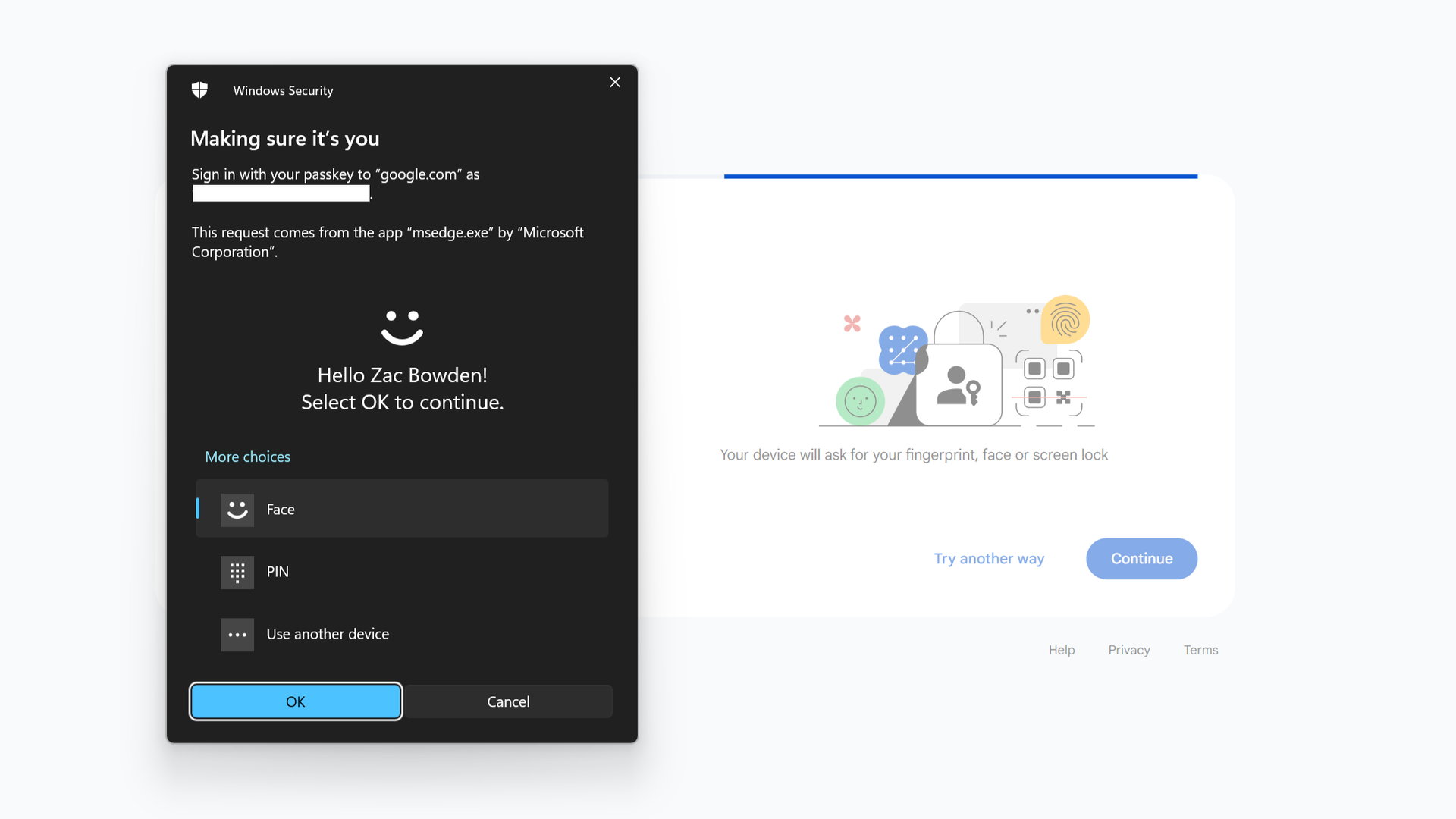You can now sign-in to Google services using Windows Hello face and ...