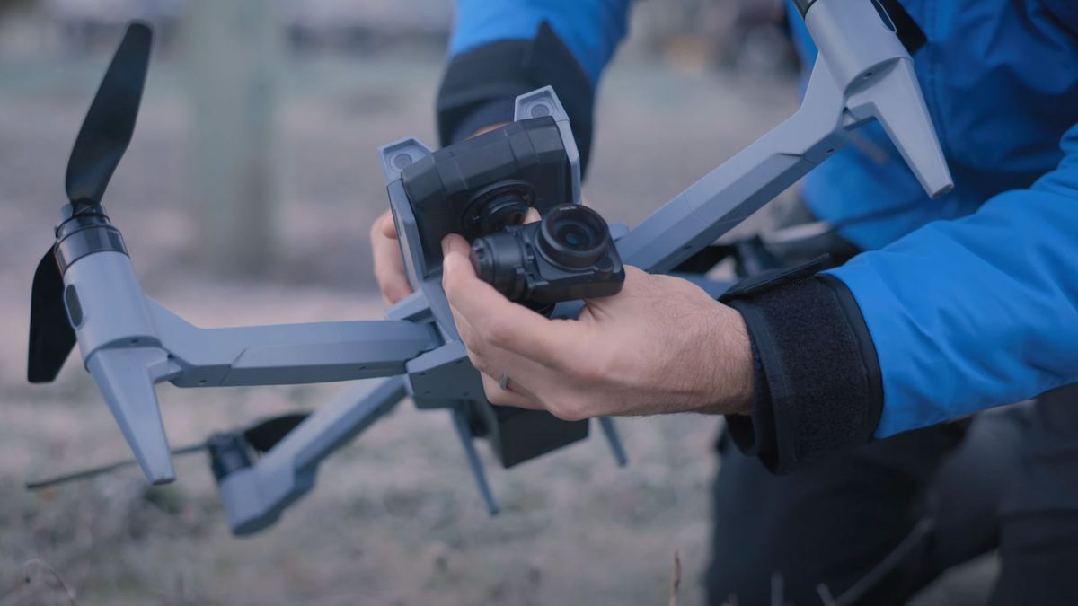 Can you tell what size this drone is? Can you see its hidden surprise ...
