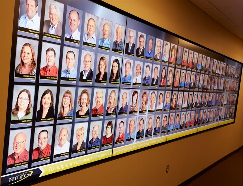 X2O Media Platform Operates Employee Photo Video Wall | AVNetwork