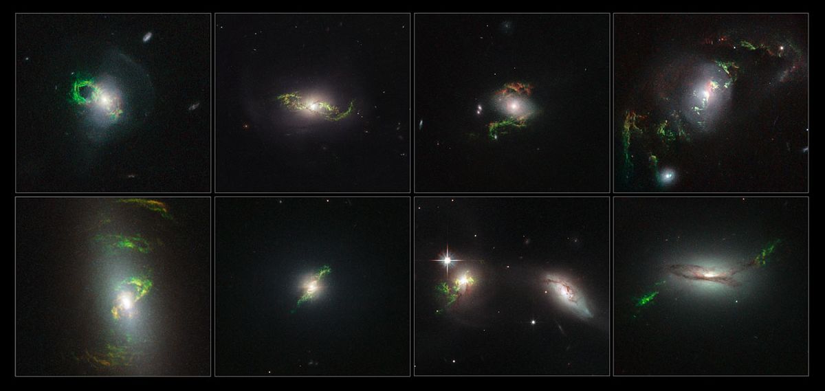 Glowing Green Space Cloud Photos by the Hubble Space Telescope | Space