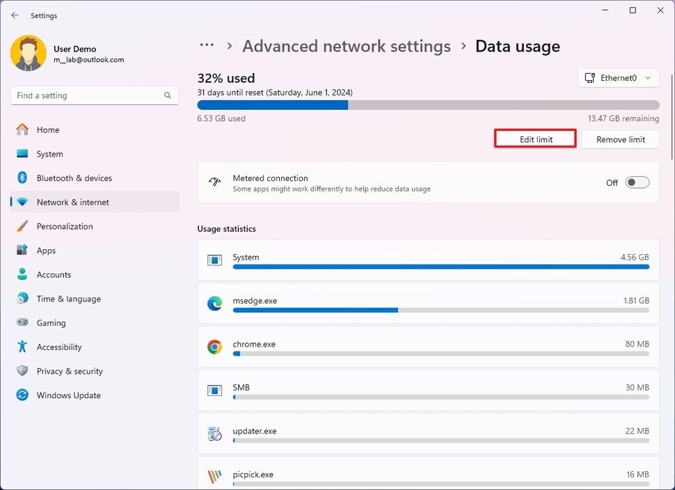 How to track internet data usage on Windows 11 | Windows Central