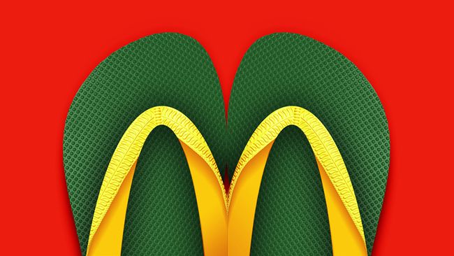 Brilliant McDonald's ads bring the logo to the beach | Creative Bloq