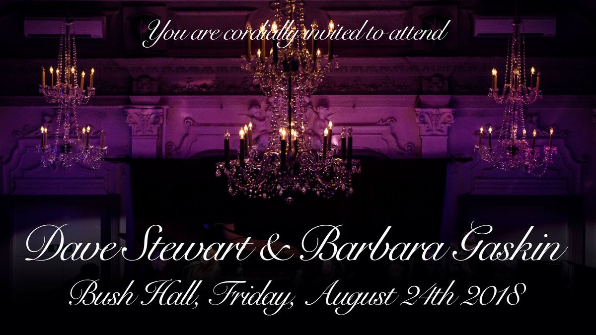 Dave Stewart And Barbara Gaskin Announce London Show | Louder