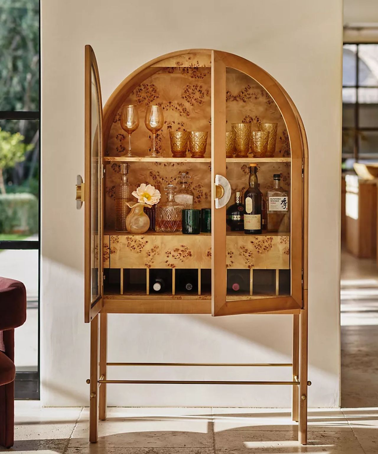 Transform a hutch into a bar cabinet in 5 DIY steps | Homes and Gardens