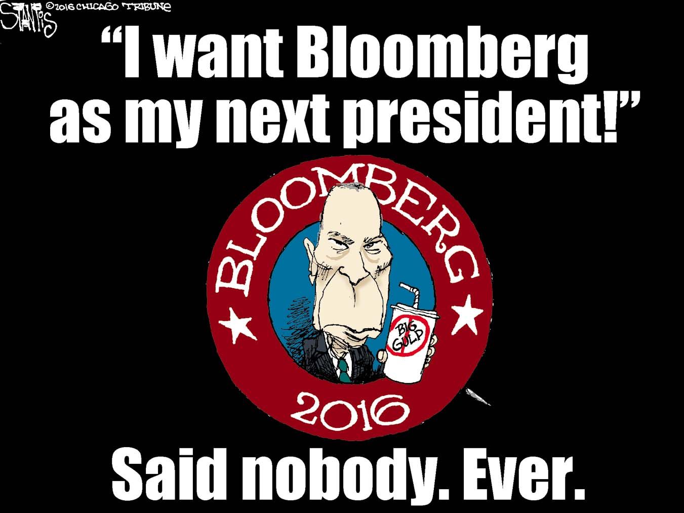 Political Cartoon U.S. Bloomberg President | The Week