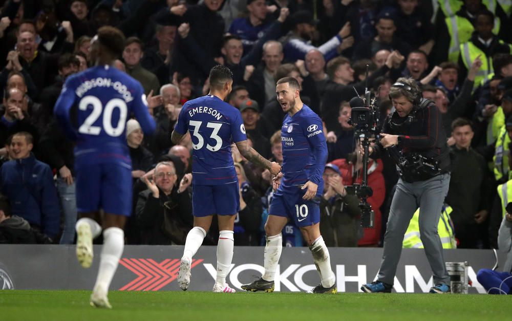 Hazard underlines worth with magical display as Chelsea go third ...
