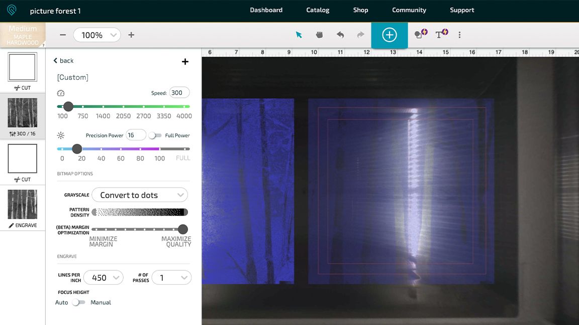 Glowforge tutorial: how to engrave digital art onto wood | Creative Bloq