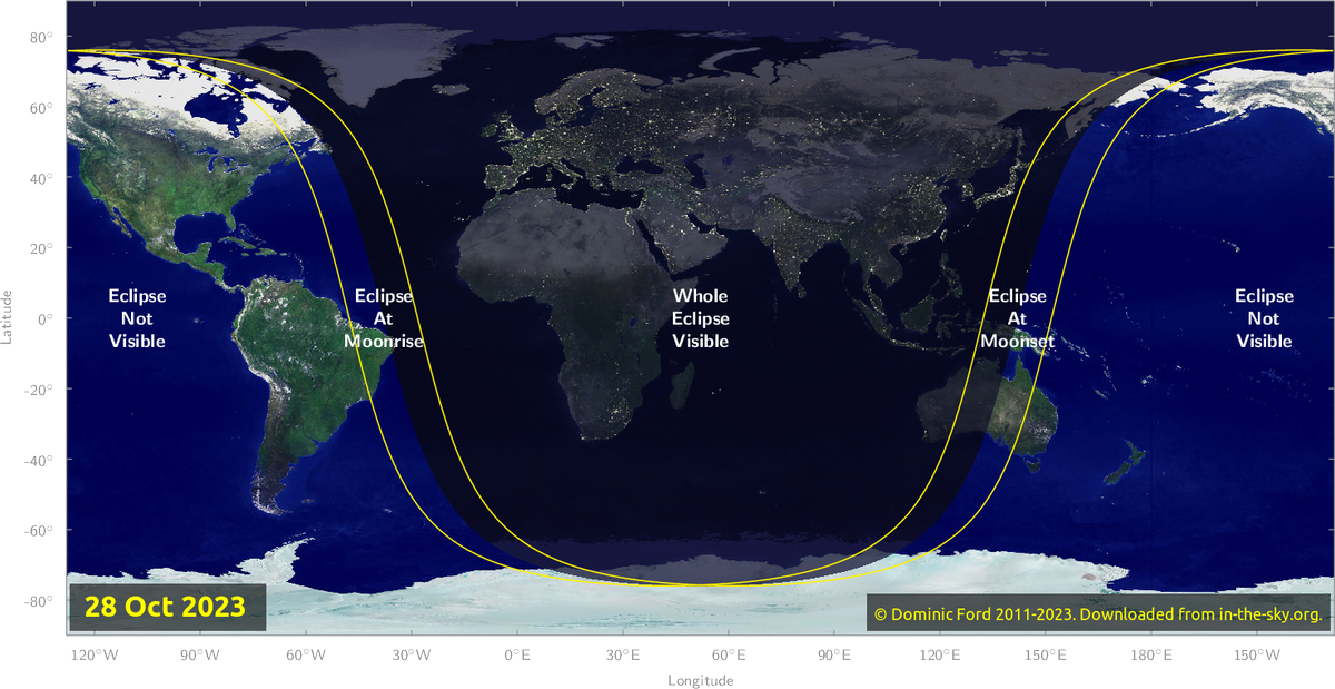 Don't miss a partial lunar eclipse of October's Full Hunter's Moon this ...