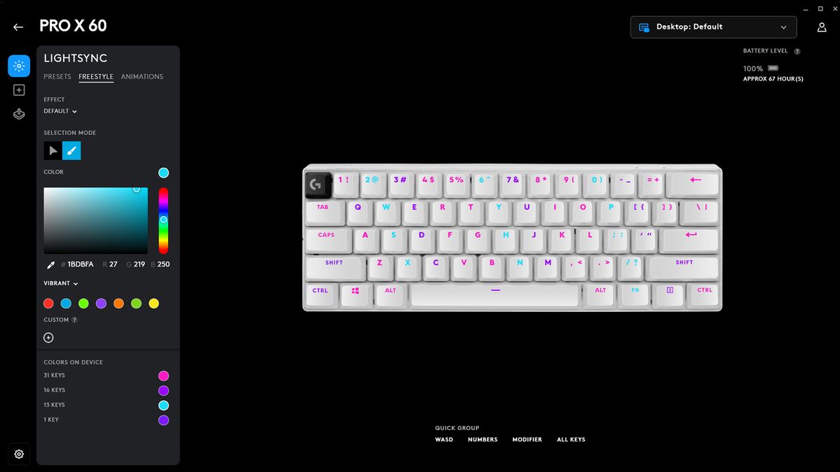 Logitech G Pro X 60 Lightspeed Review: Compact and Customizable | Tom's ...