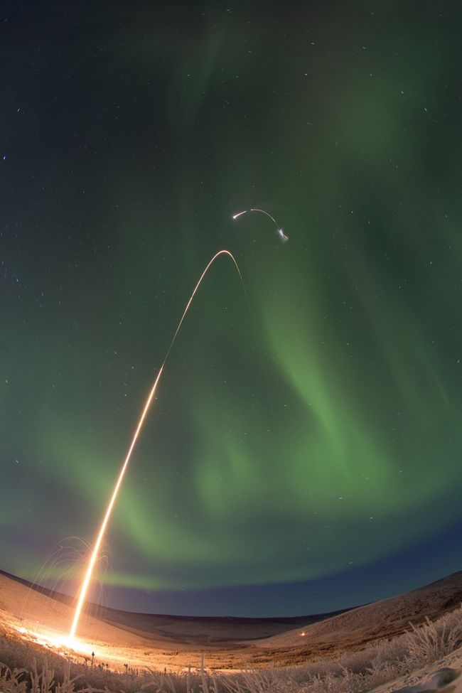 See NASA Launch Rockets Into the Northern Lights in These Spectacular ...