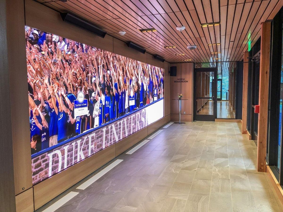Duke University Installs Largest Interactive LED Wall in the Southeast ...