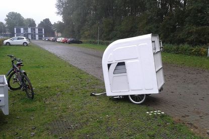The caravan you can tow behind your bike | Cycling Weekly