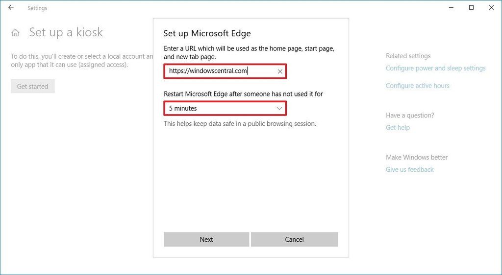 How to set up kiosk mode on Windows 10 October 2018 Update | Windows ...